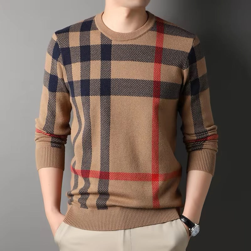 Heritage Grid Sweater